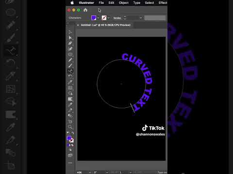 Here Is How To Make Curved Text In Adobe Illustrator