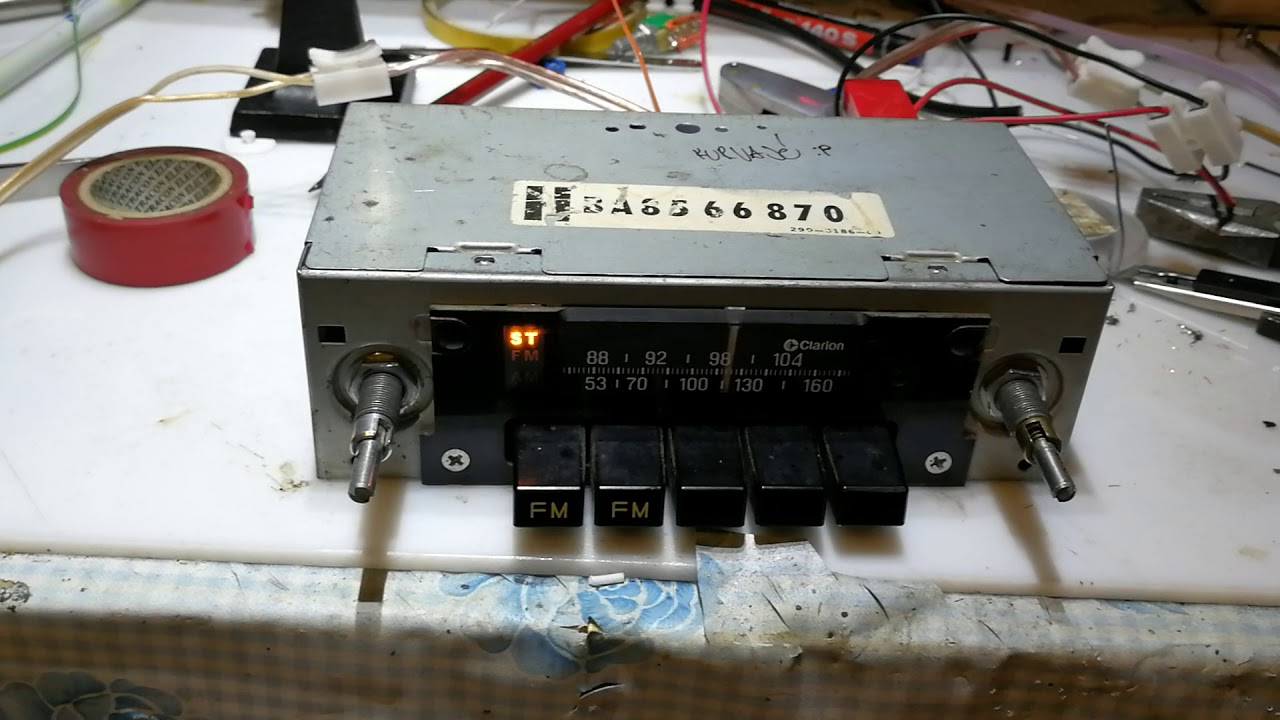 Vintage Clarion to bluetooth/mp3