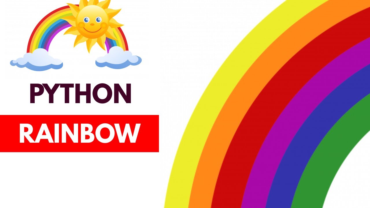 Create a Rainbow Using Python Turtle - very simple program | Python Projects for beginners