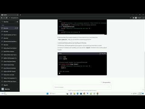 Not caught KeyboardInterrupt in python coded on windows