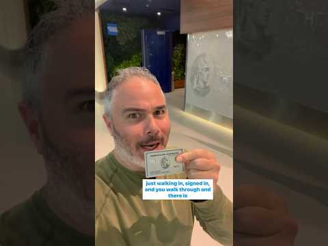 American Express centurion lounge at JFK - available to platium & centurion card holders only.