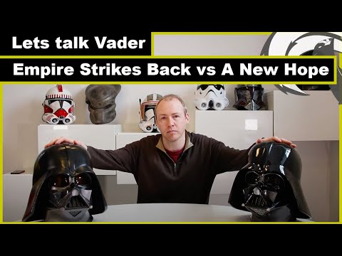 Darth Vader helmet - The Empire Strikes Back Comparison