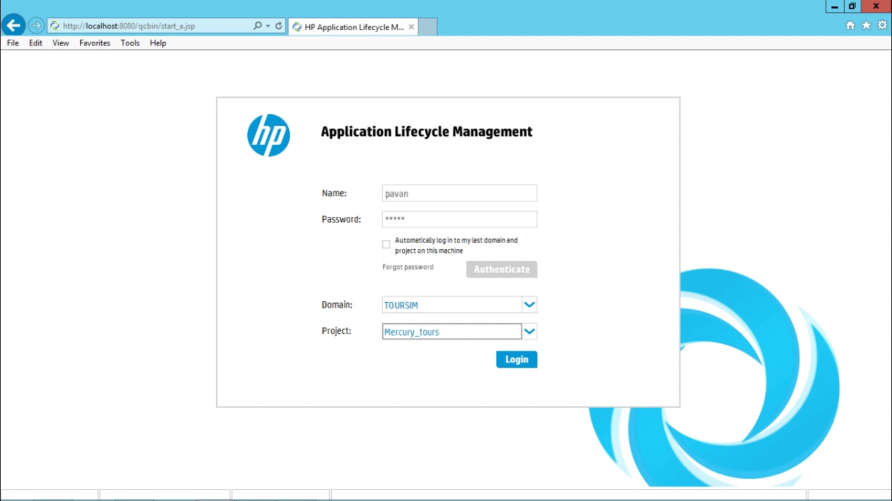 HP ALM - User Interface