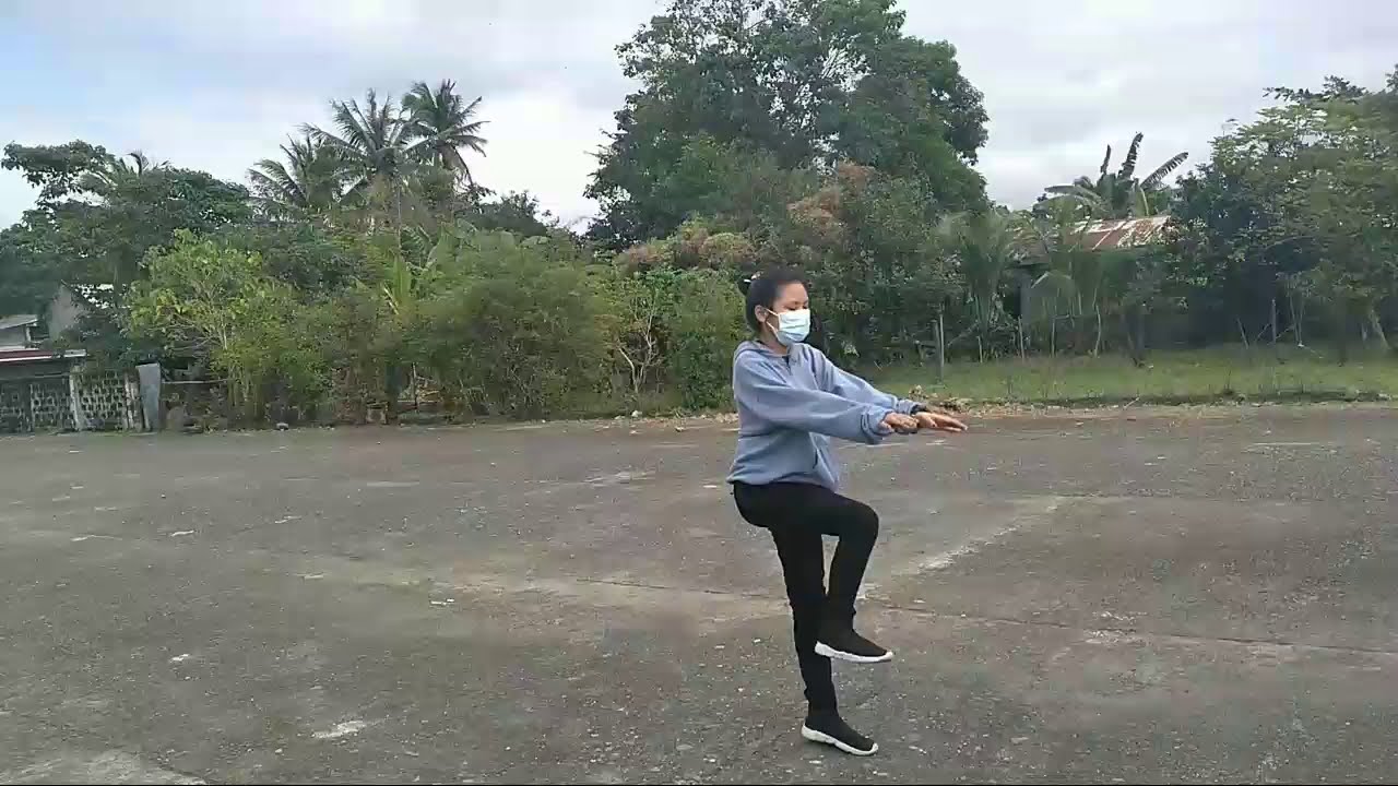 Easy Backward Skip with Backward Arm Circles