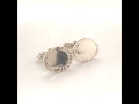 TIFFANY & CO ESTATE STERLING SILVER CUFFLINKS 12.4 GRAMS TIF99