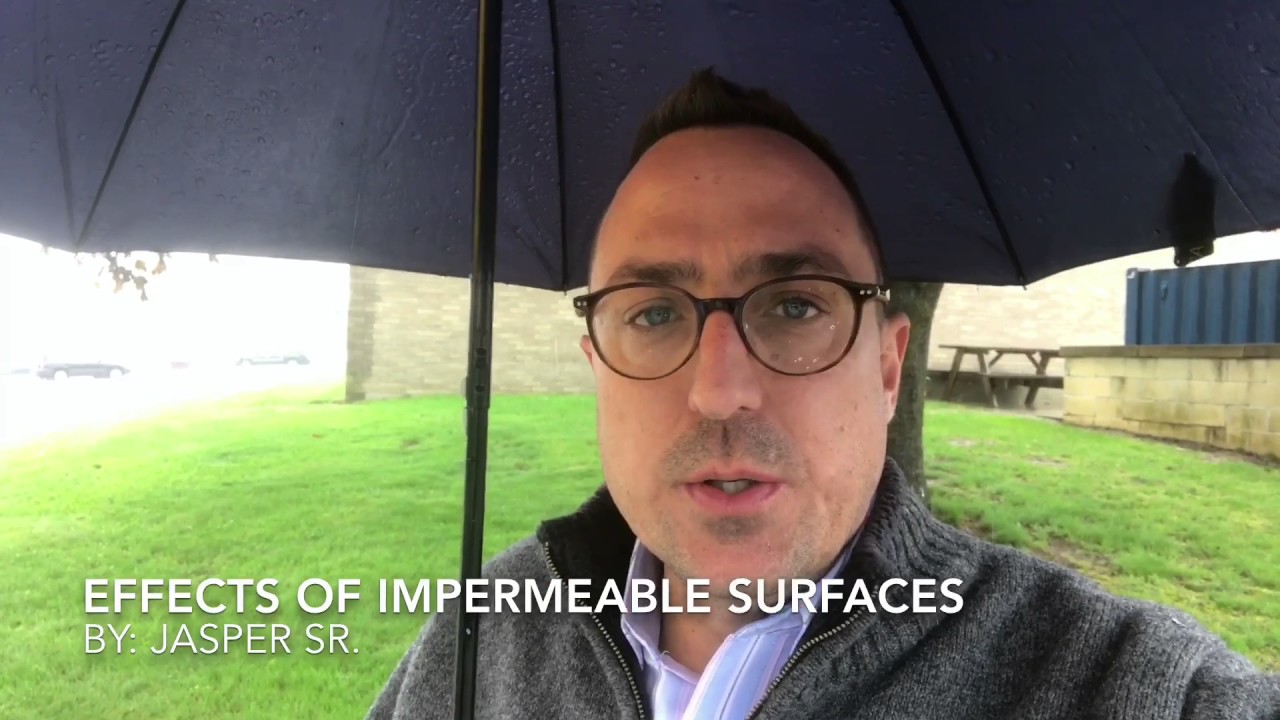Effects of impermeable surfaces on runoff