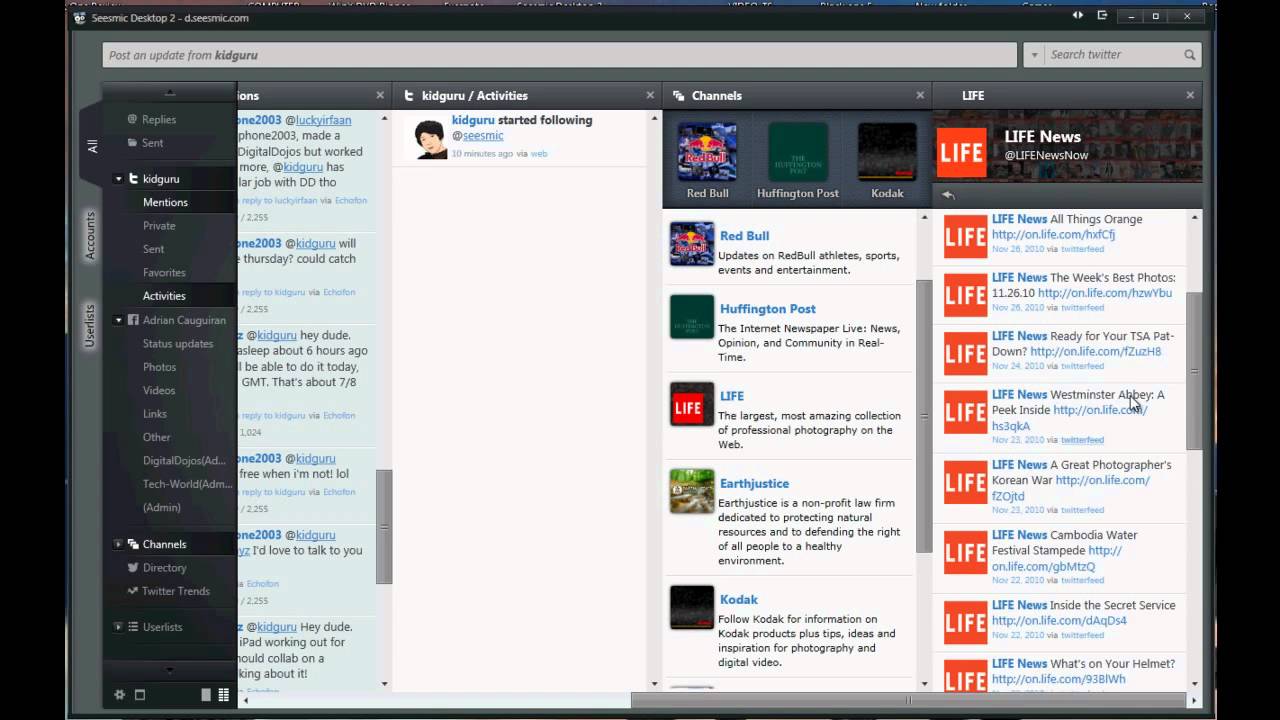 Application Review: Seesmic 2 (Social Networking Aggregator)
