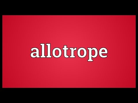 Allotrope Meaning