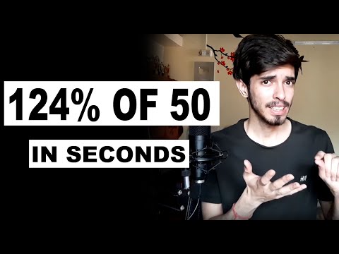 Percentage Tricks - How to calculate percentages in seconds Mental Maths- 15