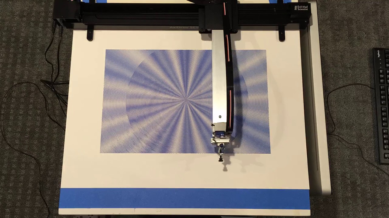 Interference Pattern - Pen Plotter Art