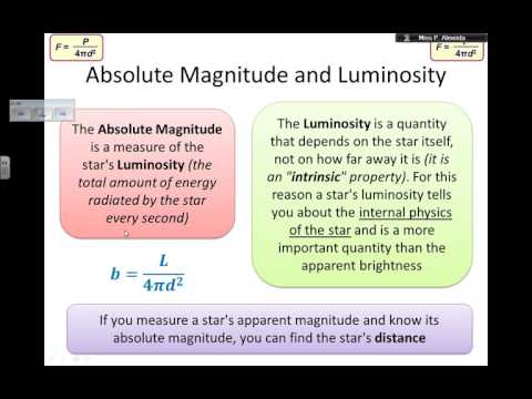 Absolute Magnitude, Luminosity and estimating distances - Astrophysics