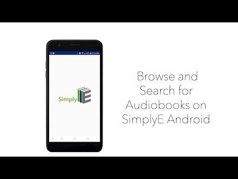 Browse and Search for Audio-books on SimplyE on Android
