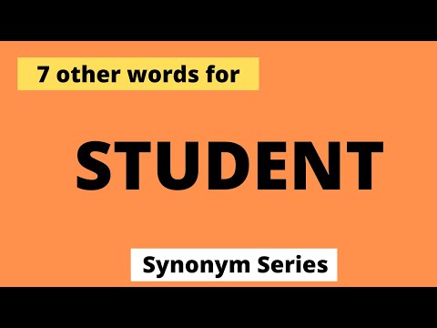 7 Synonyms of word STUDENT. IELTS Speaking, Writing and English synonyms. Synonym series #Lesson 2