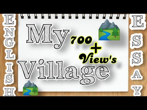 my village Essay in English | How to write Essay in my village | introduction my village #onllyessay