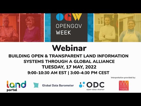 Building open & transparent land information systems
