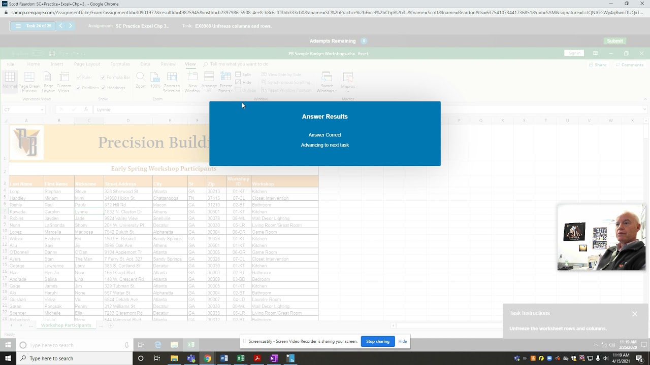 SC Practice Excel Chp3 - Part 2 - Webcast