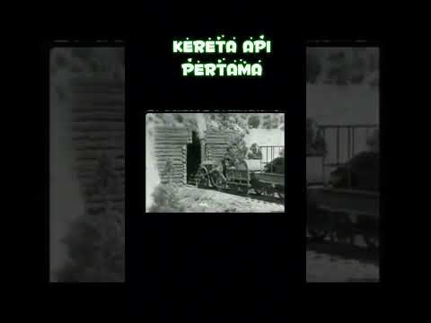Inilah Kereta api pertama di dunia #sejarahdunia #kereta