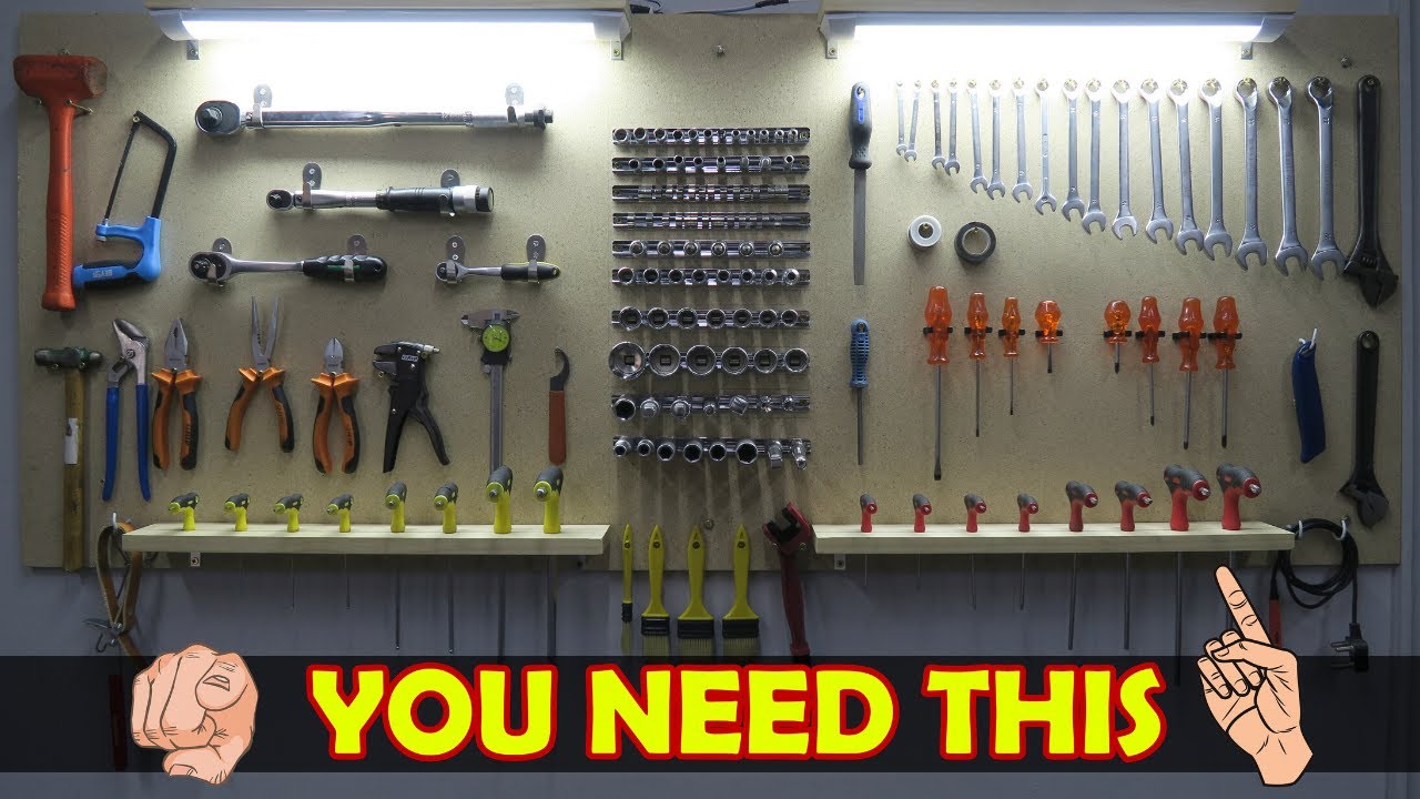 Ultimate DIY Tool Wall - Cheap and Easy