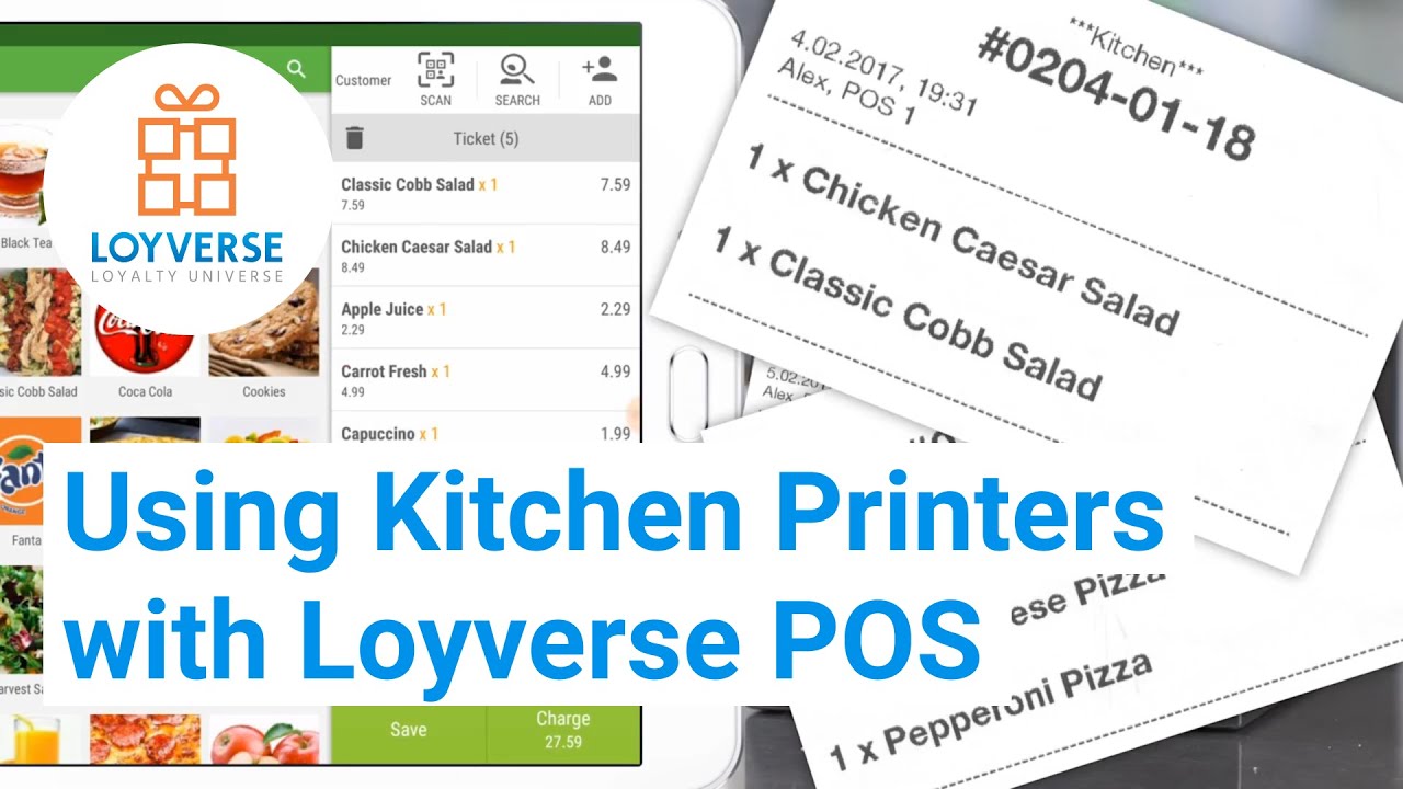 Using Kitchen Printers with Loyverse POS