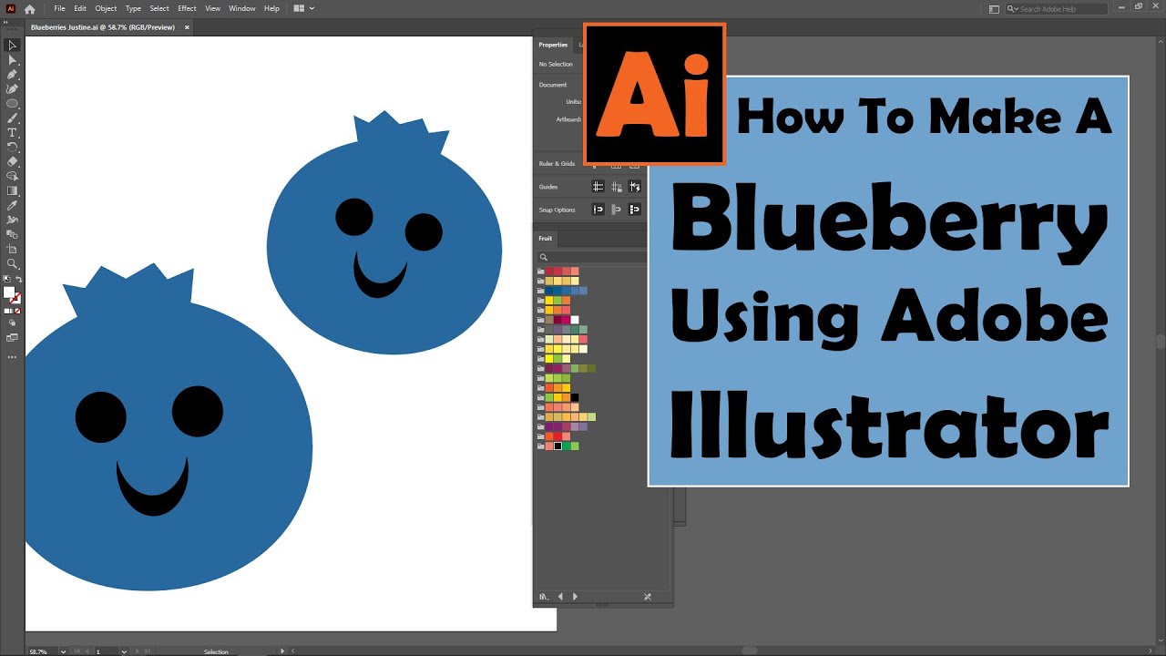 How to Make a Blueberry in Illustrator