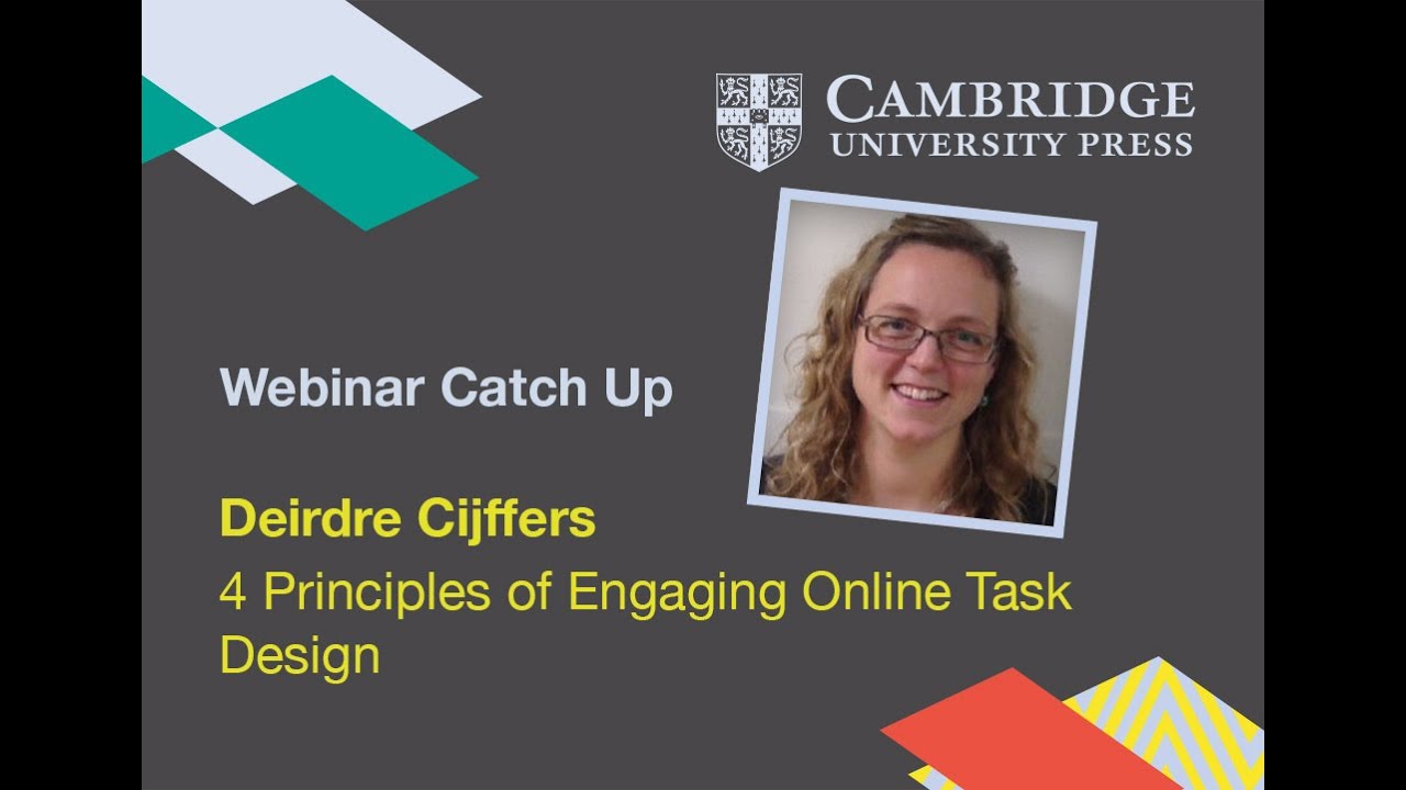 4 Principles of Engaging Online Task Design