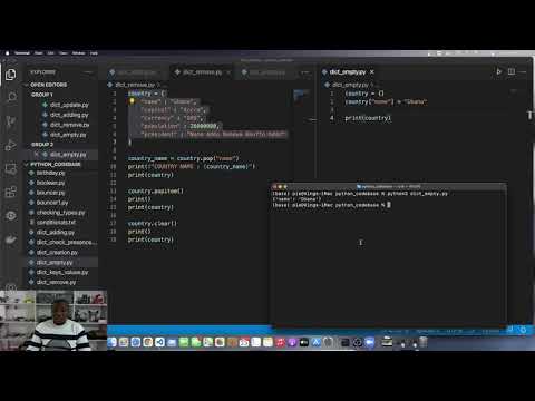Python Programming 103 : Creating Empty Dictionaries
