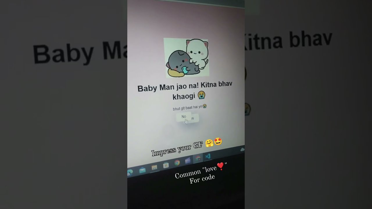 Webpage for girlfriend 😍 Html css and JS #lovers #codinglover #viral #trending #gf #codinglove