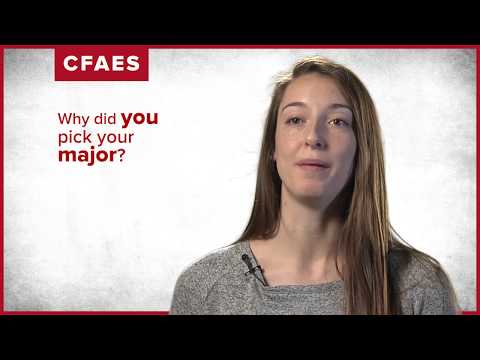 Katie Frost: My major is Animal Sciences.