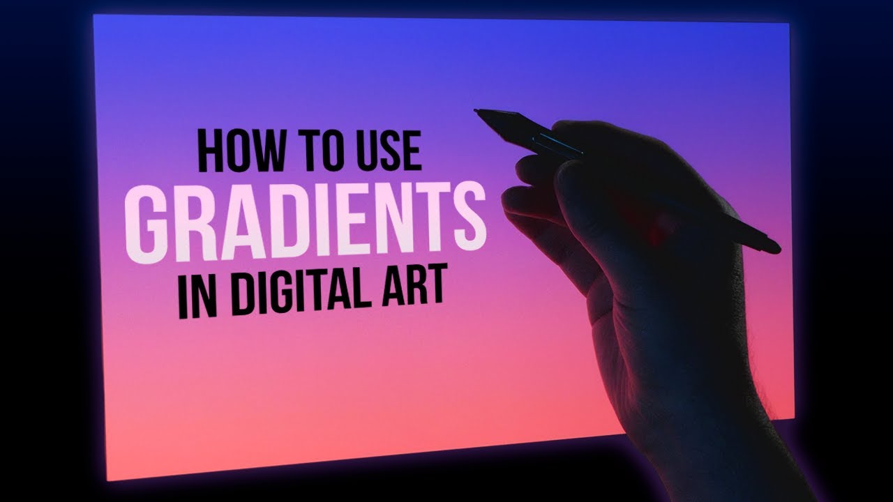 Using GRADIENTS in Digital Art - Tutorial