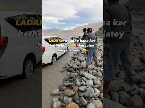 Leh Ladakh Road Experience June 2025 | River Side Traffic 🚦 Realty of Ladakh Road #ladakh