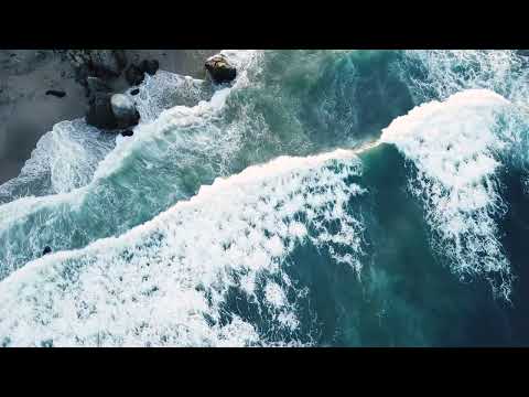 Free Sea Waves Drone view 4k Videoclip | Nature Videos | Youstock