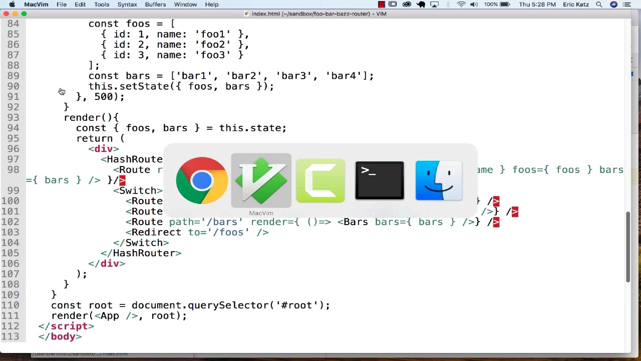 React Router Parameterized Routes