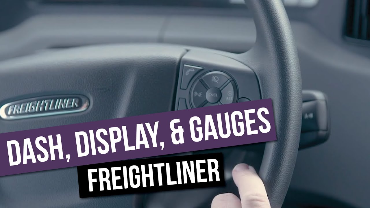 Freightliner Cascadia Interactive Display, Dash, & Gauges