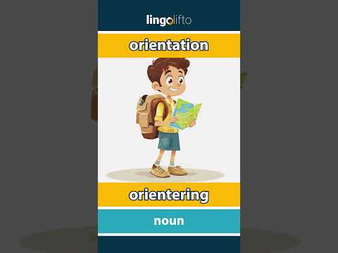 🇬🇧🇸🇪 orientation - orientering : learn English : låt oss lära oss engelska : vocabulary builder