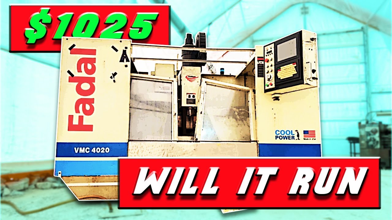 Will it Run and Machine parts ?… CNC Machining Shop Equipment
