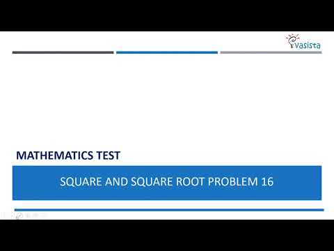 Square and Square Root Problem 16