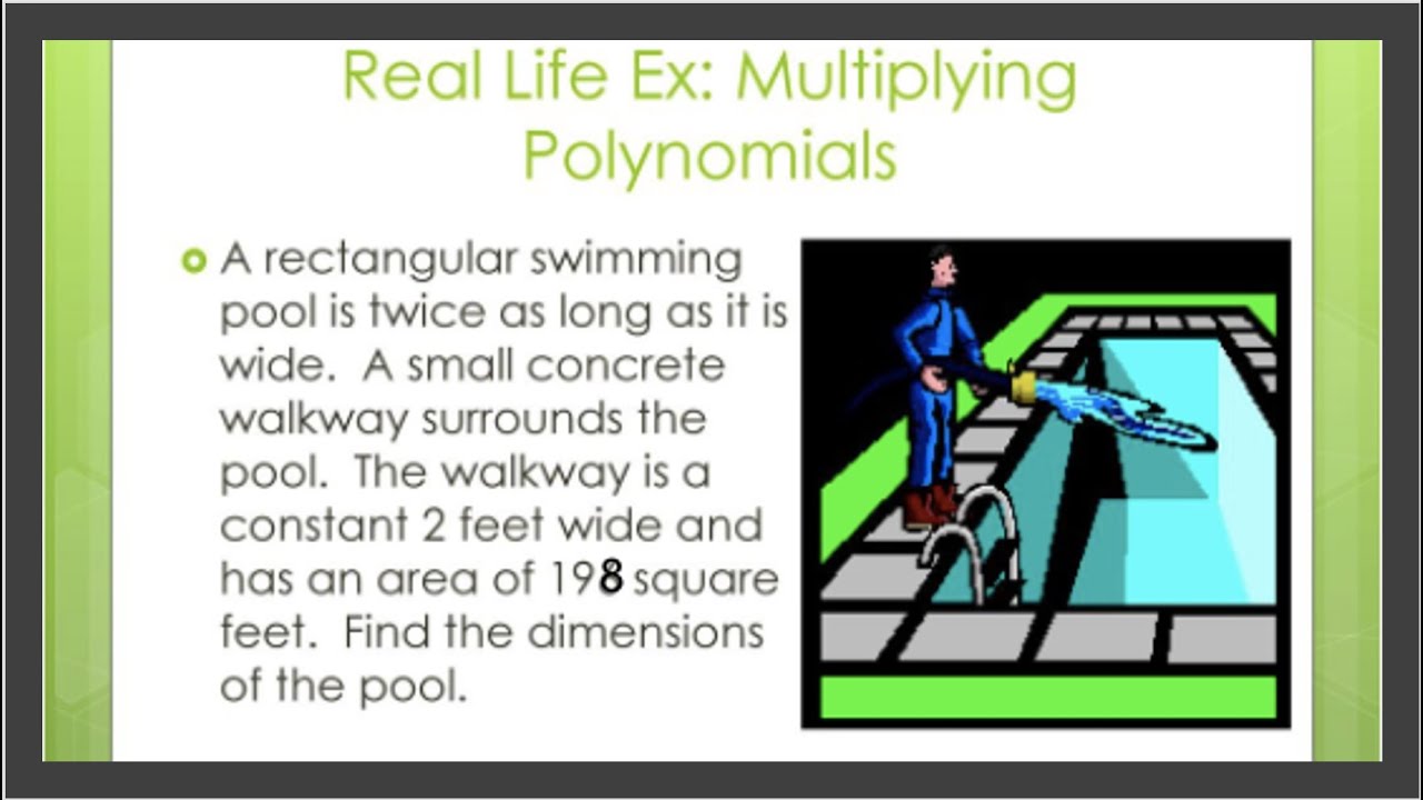 Multiplying Polynomials - Real World Example