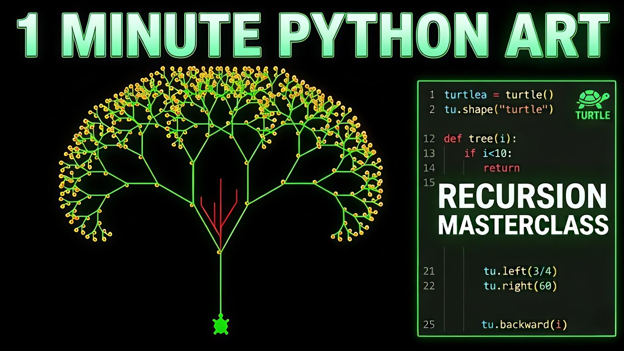 Watch THIS Before You Try Learning Python Recursion! 🛑 #python #tutorial 