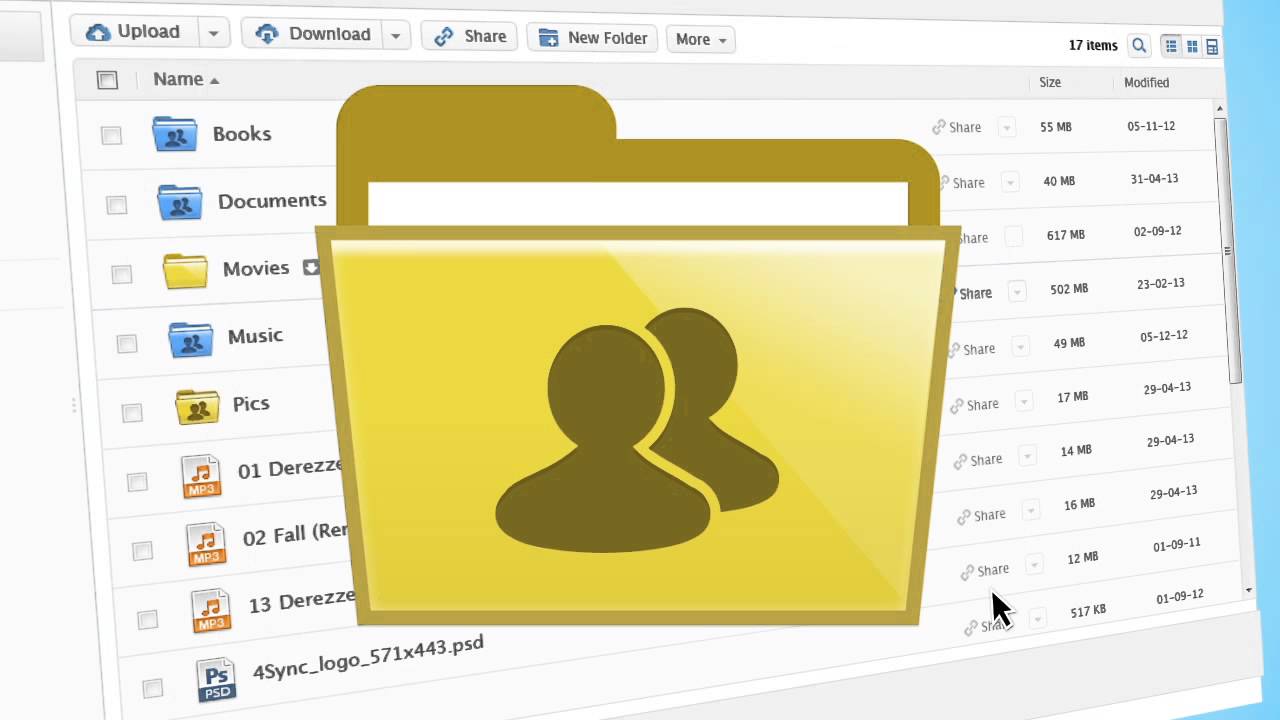 4sync folders tutorial