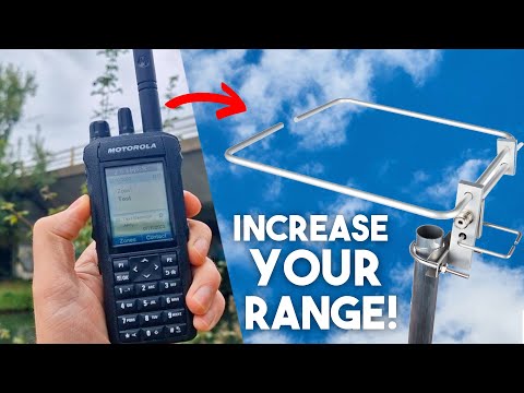 HOW TO INCREASE THE RANGE OF A HANDHELD RADIO WITH AN EXTERNAL ANTENNA!!!