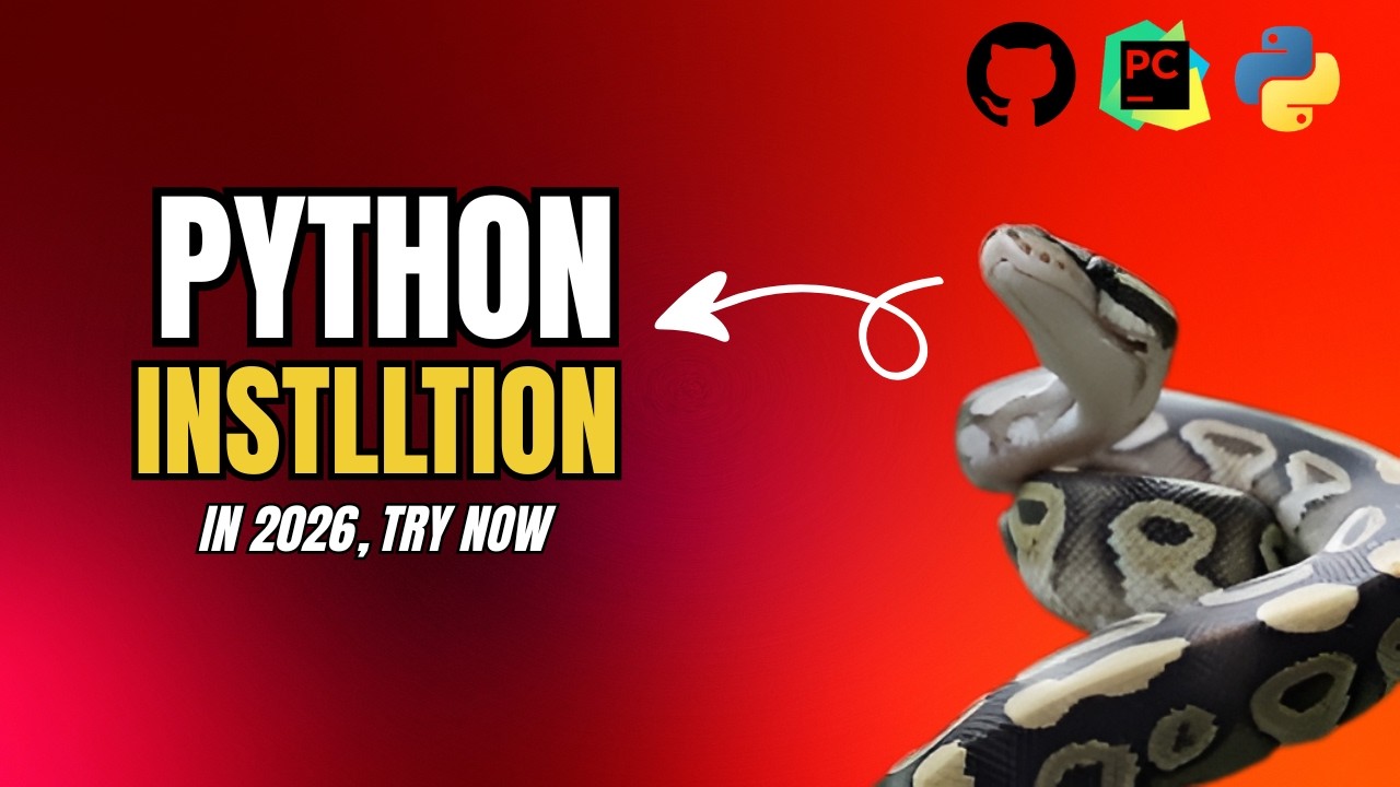 How to Install Python & PyCharm (2026) | Step-by-Step Setup + Push Code to GitHub for Beginners