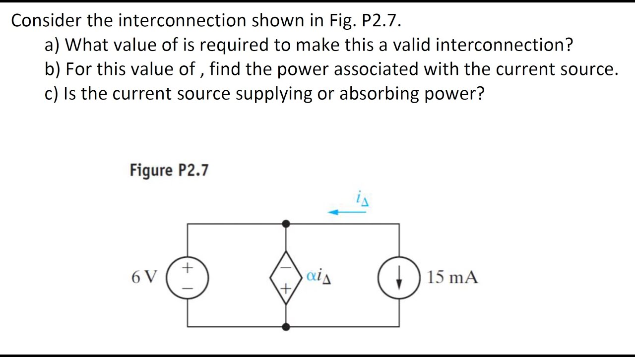 Linear Circuit 1, Exercise 1, Question 5