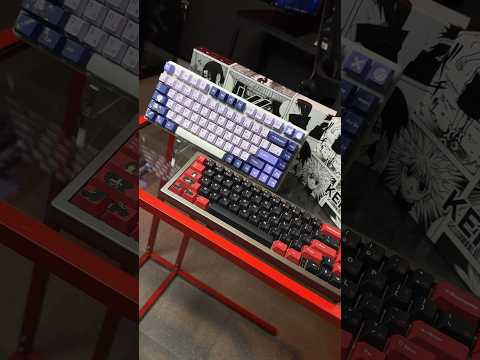 Awesome anime keycaps from Keno Keys #theultimatenerd #gamingsetup #gamingroom #gamer