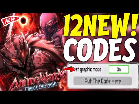 ⚠️Hurry!! Up⚠️ANIME WORLD TOWER DEFENSE CODES 2024 -ROBLOX  ANIME WORLD TOWER DEFENSE CODES