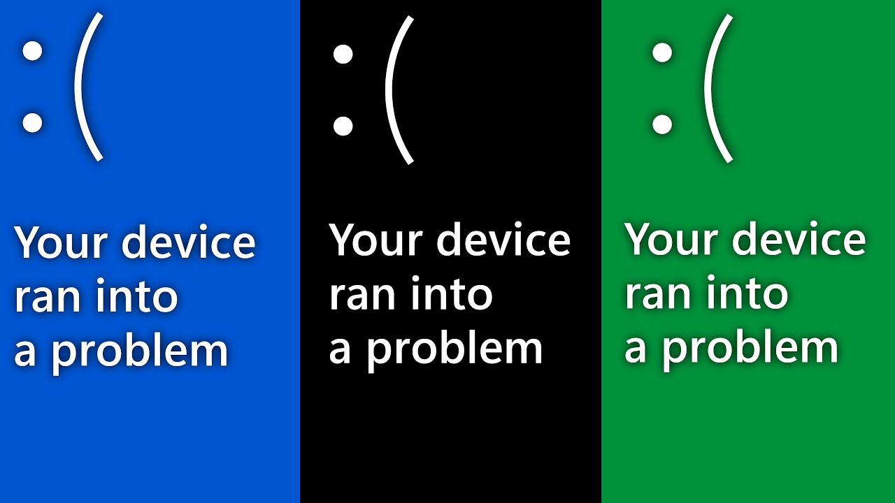 All Windows Screen of Death Colors Explained