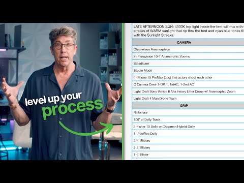 Cinematographer’s Film Templates & Film Production Docs