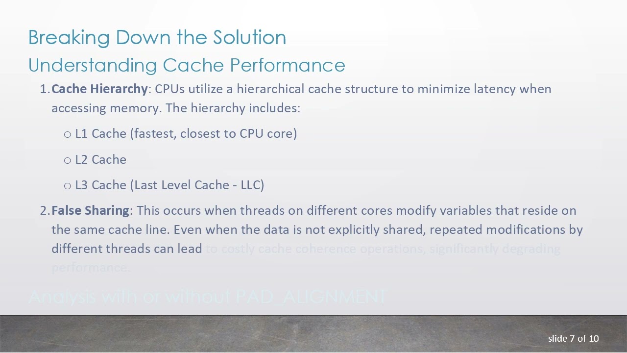 Understanding Cache Performance in Multithreaded Applications: An In-Depth Analysis