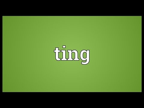 Ting Meaning