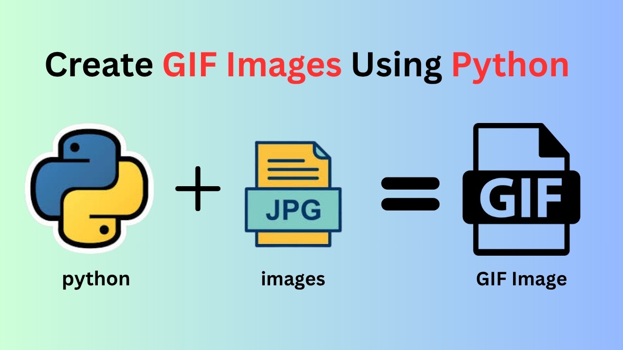 Create a GIF with Python | Project Tutorial