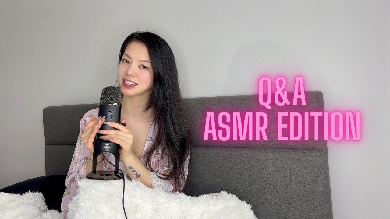 my first ever asmr video ✨ get to know me in this cozy q&a💕